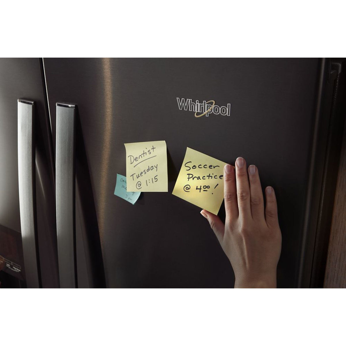 Whirlpool French Door Fridge Wrmf7736pz Fingerprint Resistant Stai