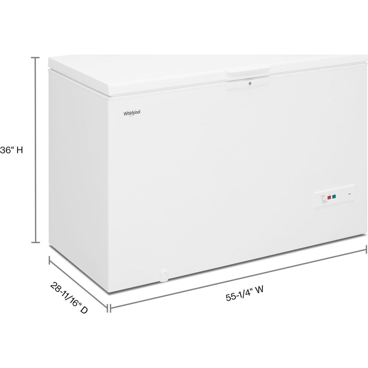 Whirlpool Chest Freezer (WZC5216LW) - WHITE | Wagner Appliances